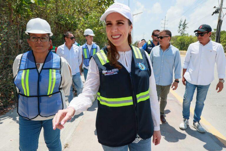 Atenea Gómez Ricalde supervisa avances del C2 en Costa Mujeres