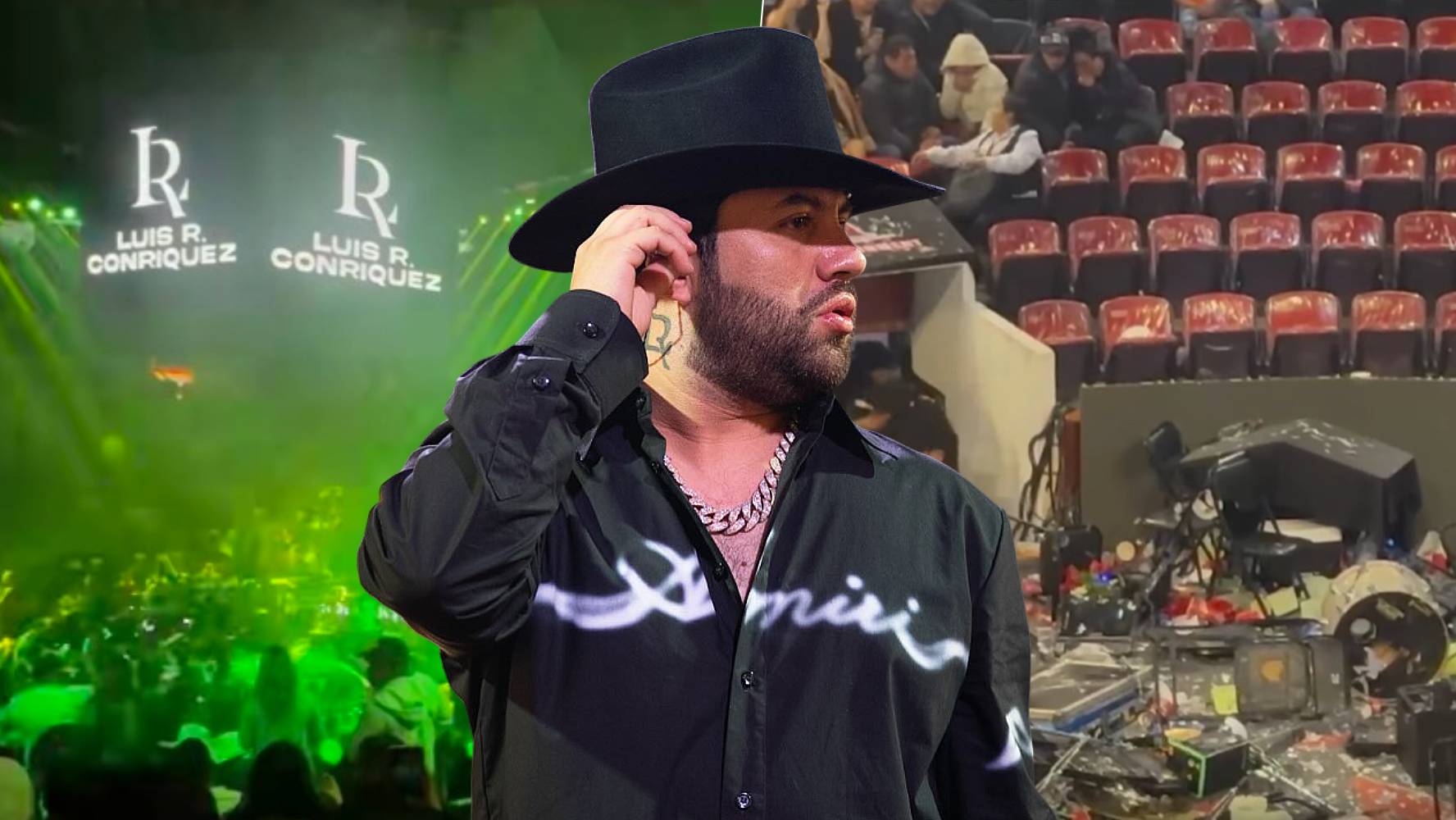 Luis R Conriquez revela la verdad tras caos en concierto de Texcoco