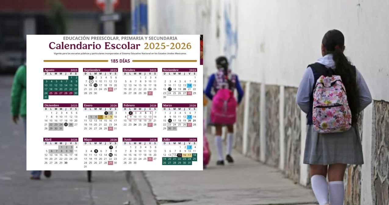 Fechas clave calendario escolar SEP 2025-2026